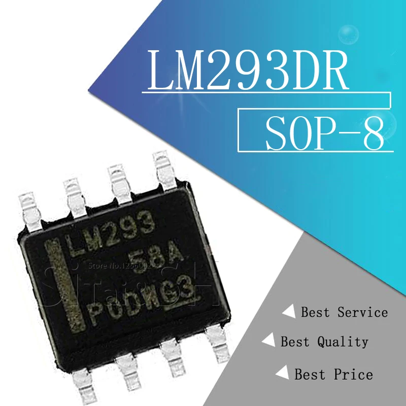 10 개/몫 LM293 LM293DR SOP 8 비교기 2 36V 듀얼 25 85 C 신규 오리지널|integrated ...