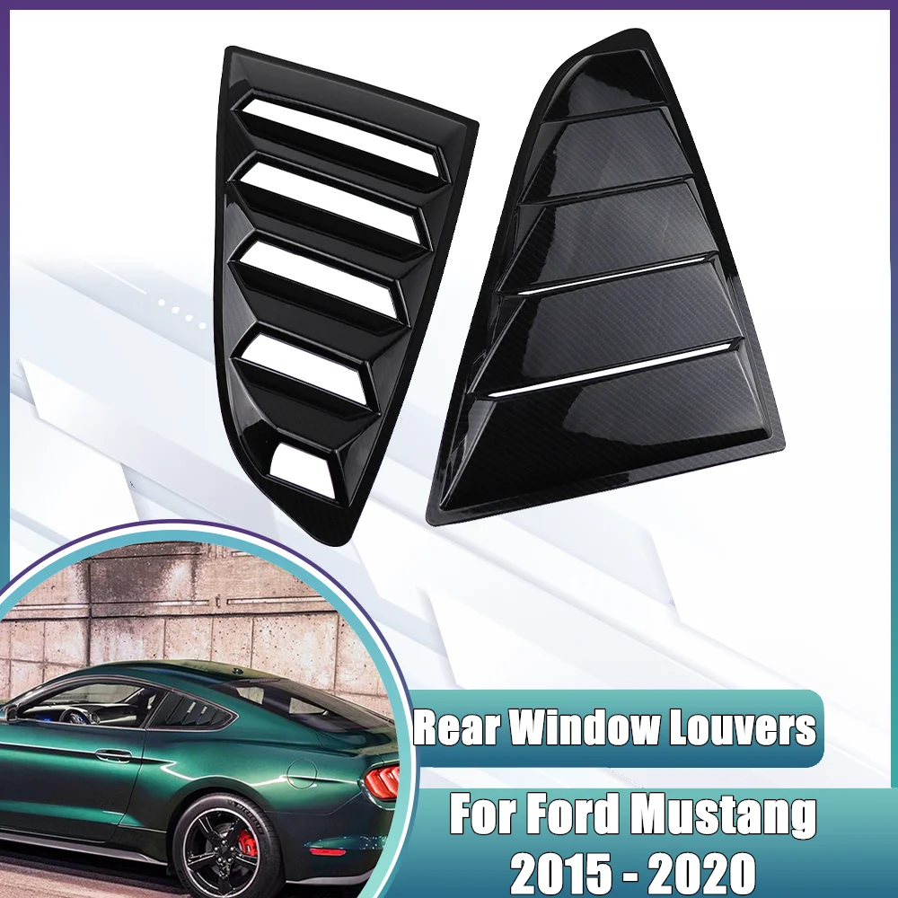 Pair-Side-Vent-Window-Louvers-Car-Rear-Quarter-Spoiler-Panel-For-Ford ...