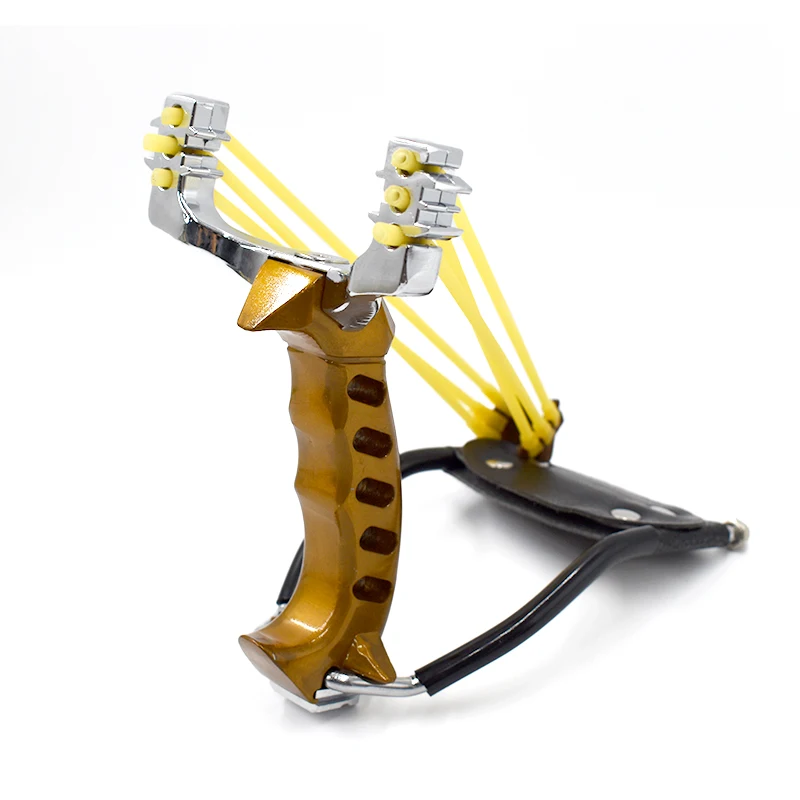 Poderoso estilingue com bandas de borracha dobrável pulso estilingue ao ...