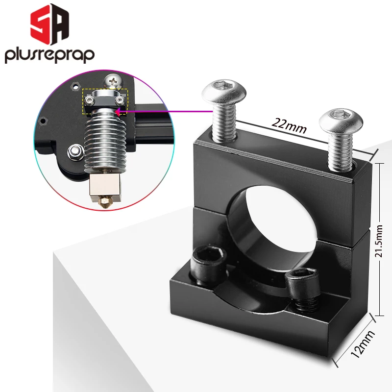 V6 to CR10 J head Hotend Aluminium Bracket V6 volcano Print Head ...