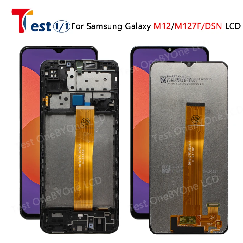 For Samsung M12 M127 SM-M127F Display Lcd Screen For Samsung M12 SM ...