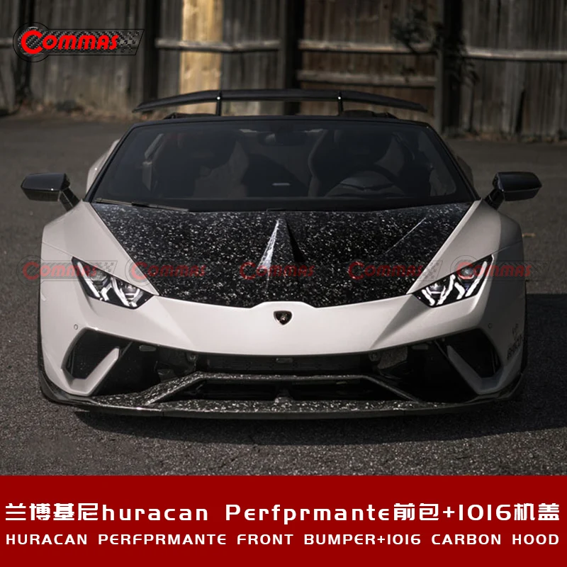 Carbon Fiber Front Bumper For Lamborghini Huracan Lp610 Lp580 Retrofit ...