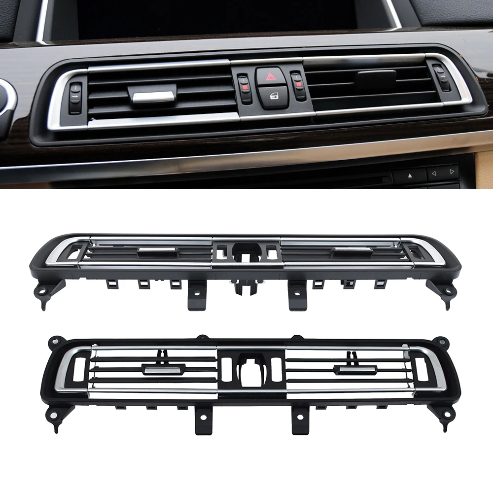 Dashboard-Front-Central-Air-Vent-Grille-Outlet-Panel-For-BMW-7-Series ...