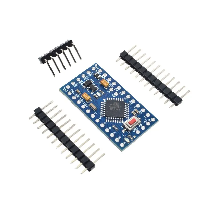 Arduino Pro Mini 5V 16mhz - supports 3.8V-12V DC power.