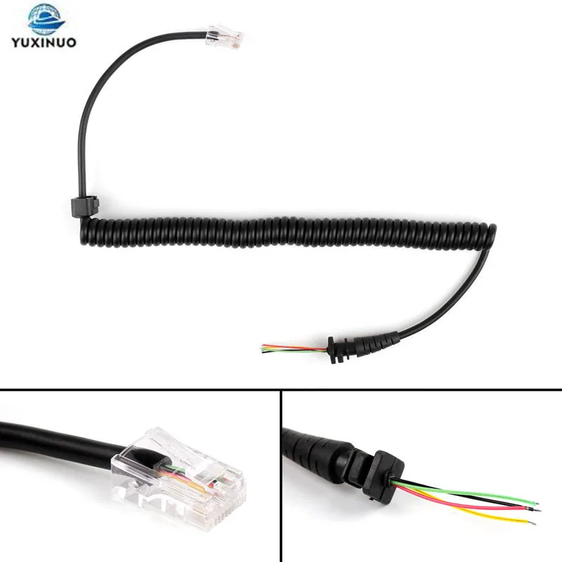 DIY-Replacement-HMN3596A-Speaker-PTT-Mic-Microphone-Cable-for-Motorola ...