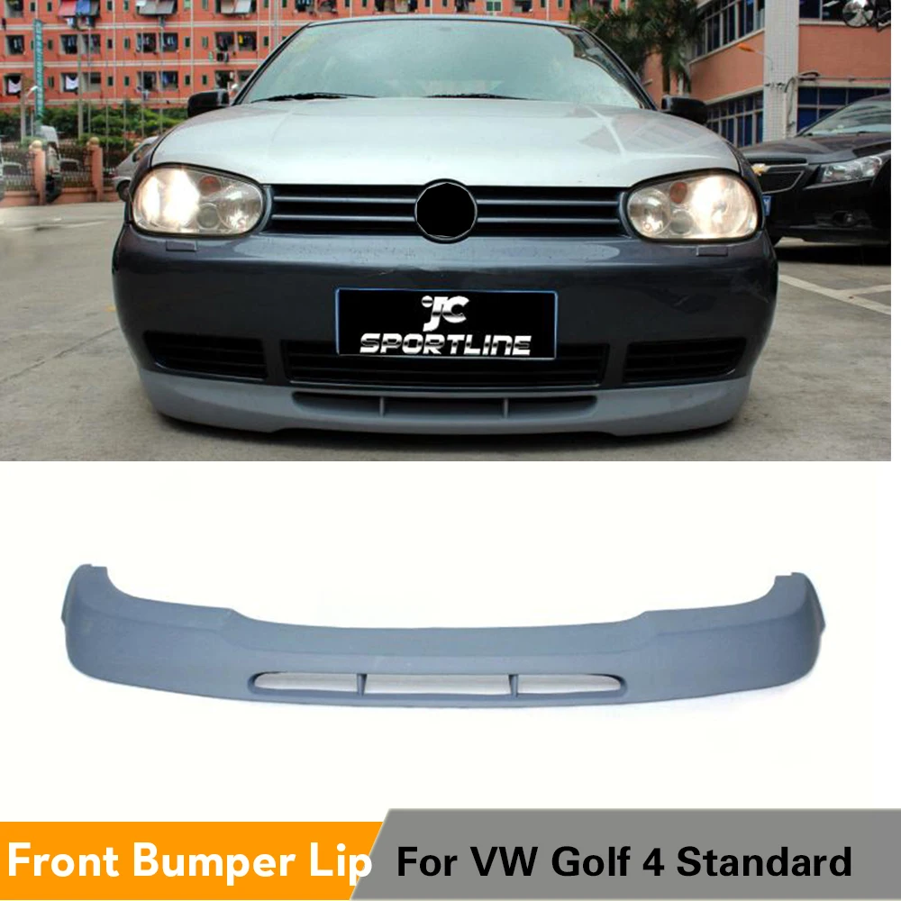 Unpainted PU Auto Car Front Bumper Lip Chin Spoiler Fits for Volkswagen ...