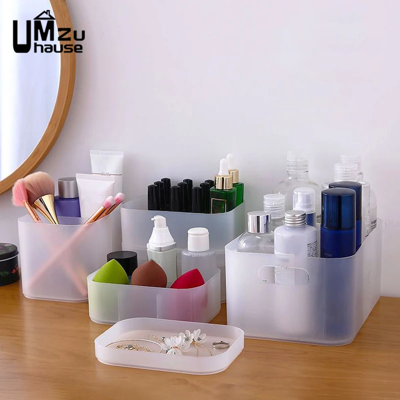 Stackable-Cosmetic-Storage-Box-Girl-Makeup-Toiletries-with-Lid-Case ...