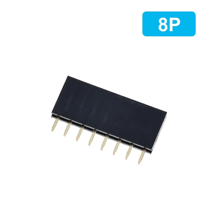 1PC Single Row Pin Female Header Socket Pitch 2.54mm 1*2P 3P 4P 6P 8P ...