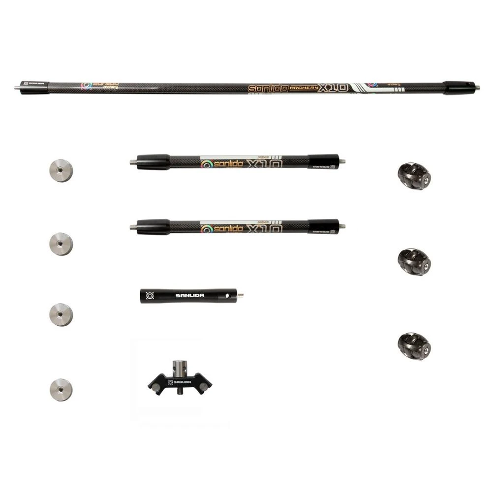 Sanlida X10 Archery Stabilizer Set Carbon Fiber Professional Recurve ...