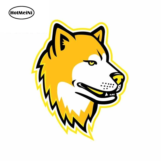 Yellow Anime Wolf