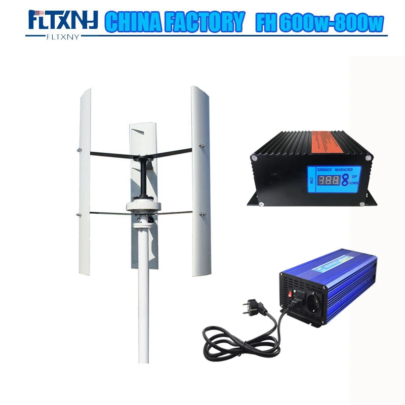 Cheap 600w vertical axis maglev coreless generator kit 12v 24v 48v wind ...