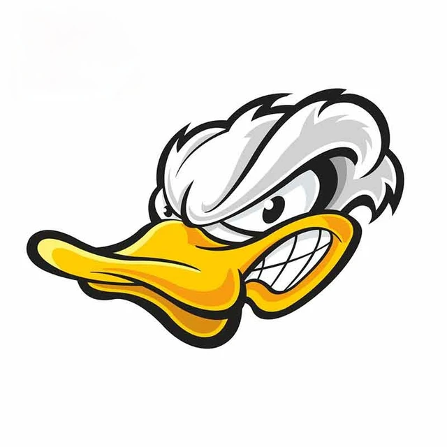 Angry Duck Cartoon