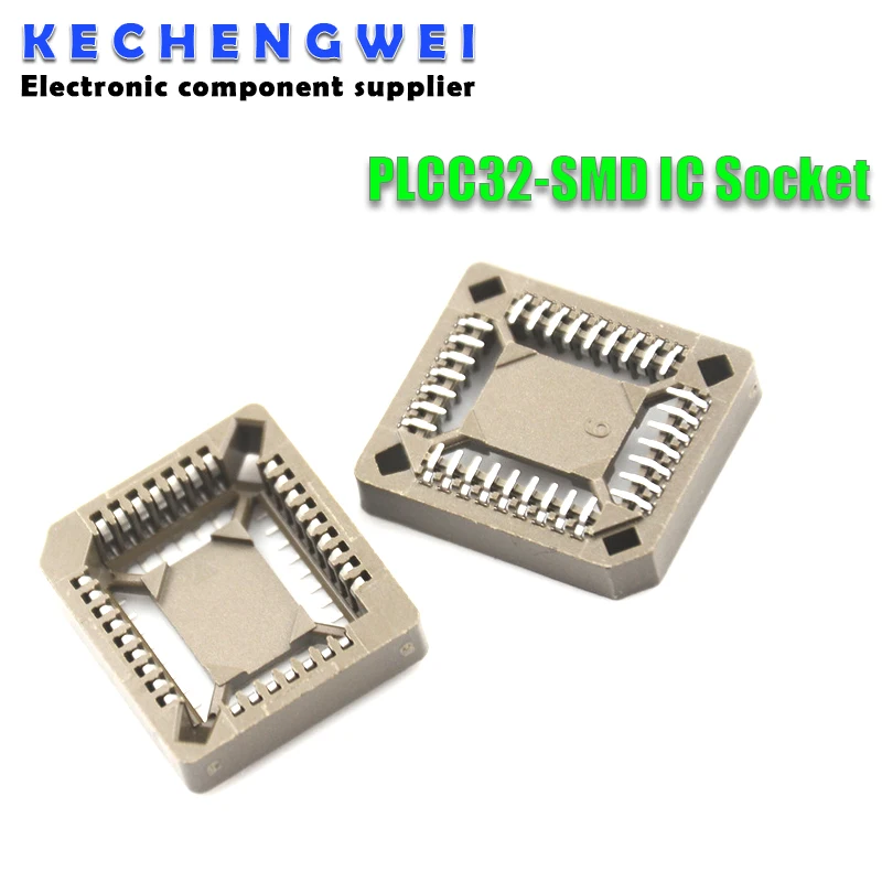 SMD PLCC Adapter 10PCS PLCC32 SMD IC Socket Adapter - 32 Pin PLCC ...