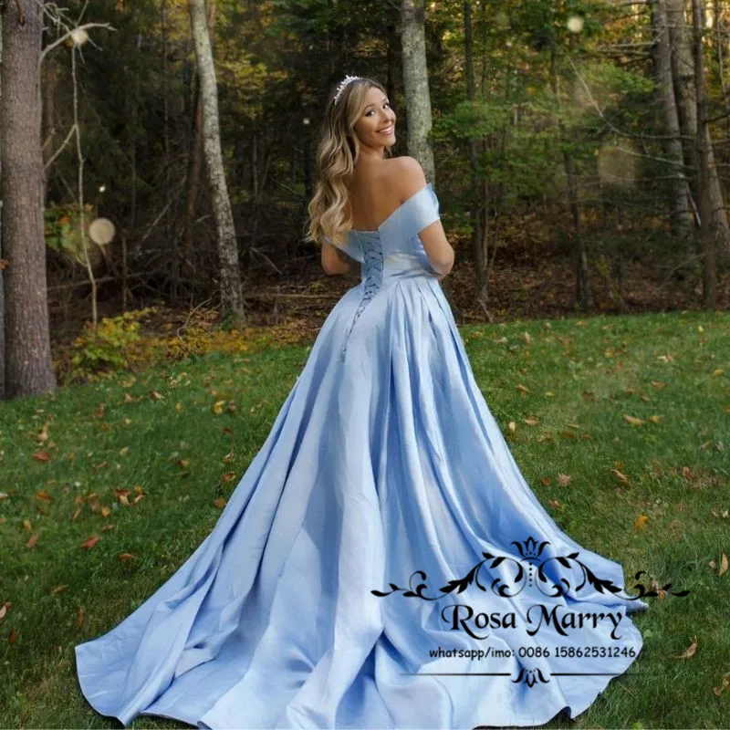 Cinderella Blue Prom Dress
