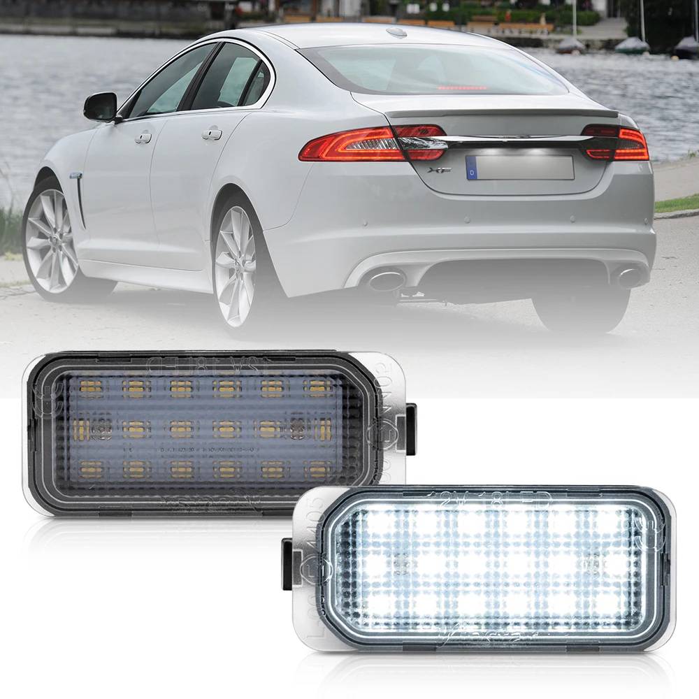 2x Led License Number Plate Light For Ford Mondeo Mk4 Iv 4 Focus Mk2 ...