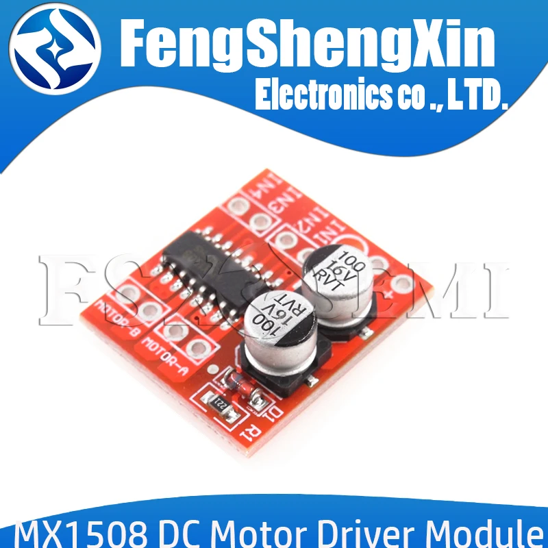 MX1508 DC Motor Driver Module DC 2V-10V 1.5A 2-Way PWM Speed Dual H-Bridge Stepper Motor Driver ...