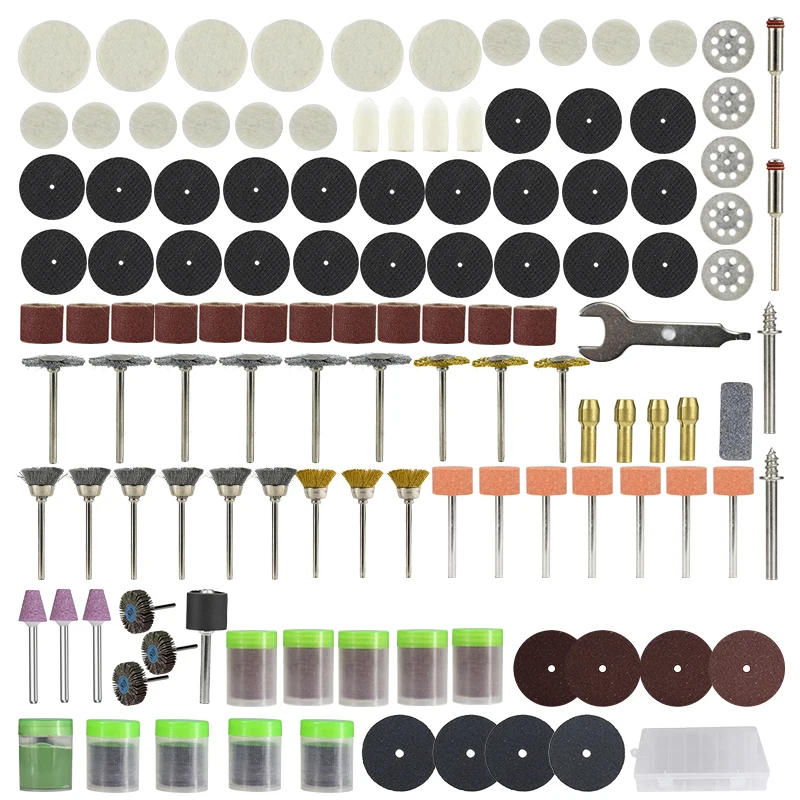 Набор абразивных инструментов XCAN, комплект из 372 насадок для ...