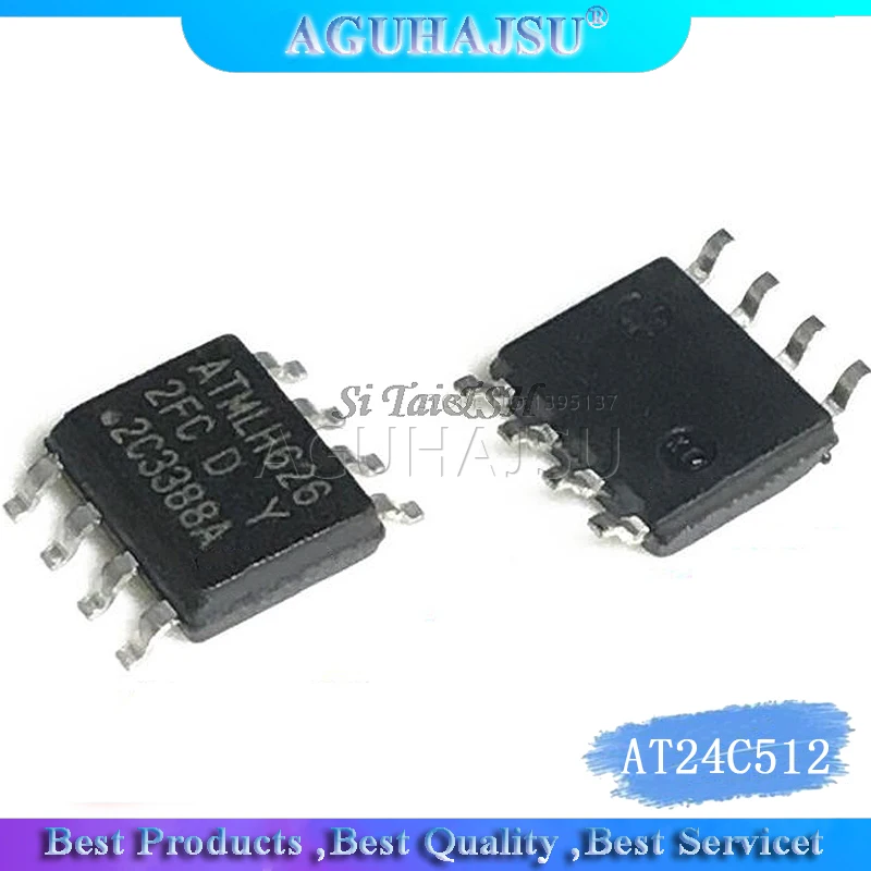 AT24C512 SOP 24C512 메모리 PROM SOP 8 마킹: 2FC AT24C512C SSHD T|integrated ...