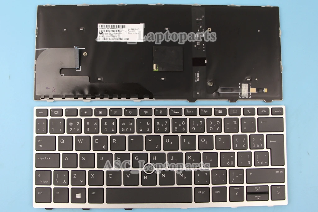 New Czech Slovakian Keyboard For Hp Elitebook 735 G6 830 G6 836 G6 ...