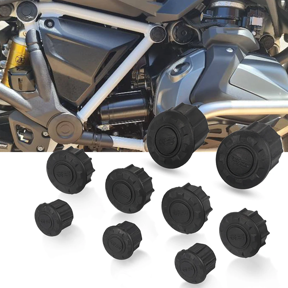 9pcs R1250gs Frame Hole Cover Caps Plug Decor For Bmw R 1250gs R 1250 ...