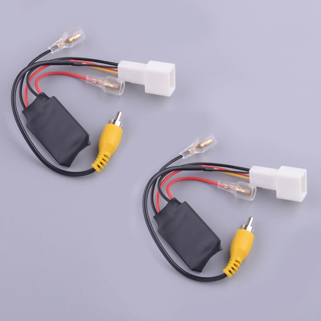 2pcs/set Car Reverse Camera Retention Wiring Harness Cable Plug Adapter ...