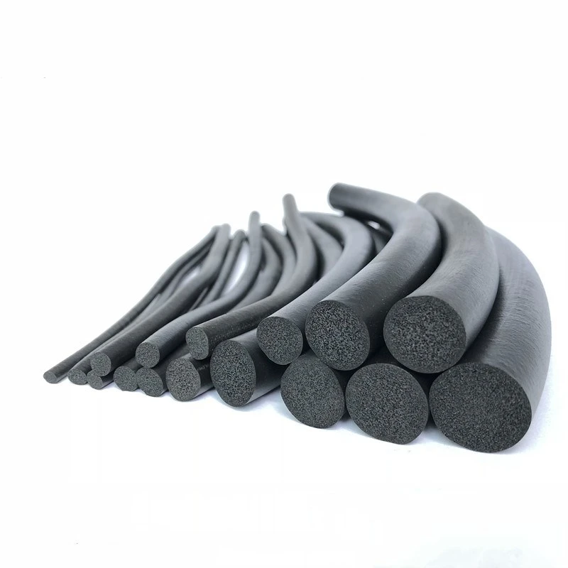 Epdm Rubber Foam Sponge Seal Strip Round Dia. 2mm 3mm 3.5mm 4mm 5mm 6mm ...