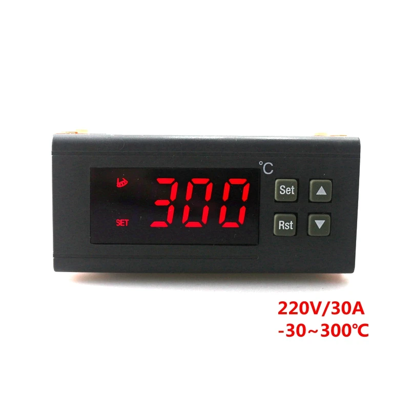 Digital-Thermostat-Regulator-AC-220V-30A-Temperature-controller-30-300 ...
