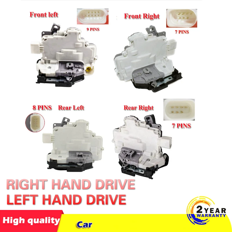 도어 잠금 래치 액추에이터 중앙 메커니즘 모터, 아우디 Q3 Q5 Q7 A4 A5 TT B6 8K0839016 8K0839015 ...