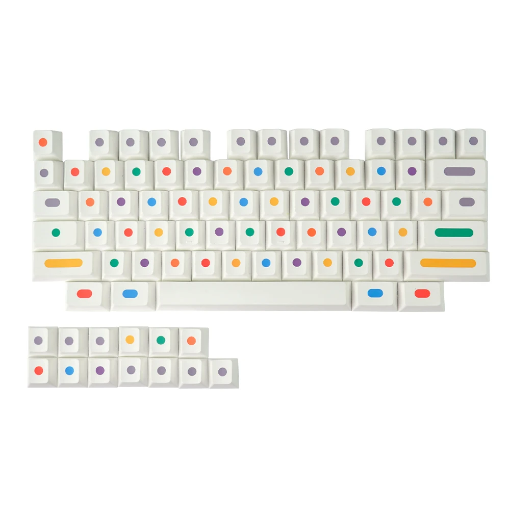 idobao-Cherry-Keycaps-PBT-Colorful-Dot-Mechanical-Keyboard-Keycaps ...