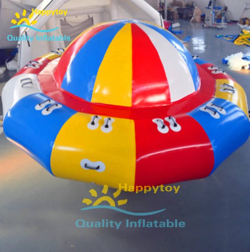 Sea Inflatable Flying Disco Boat,inflatable Rocking Water Floating ...