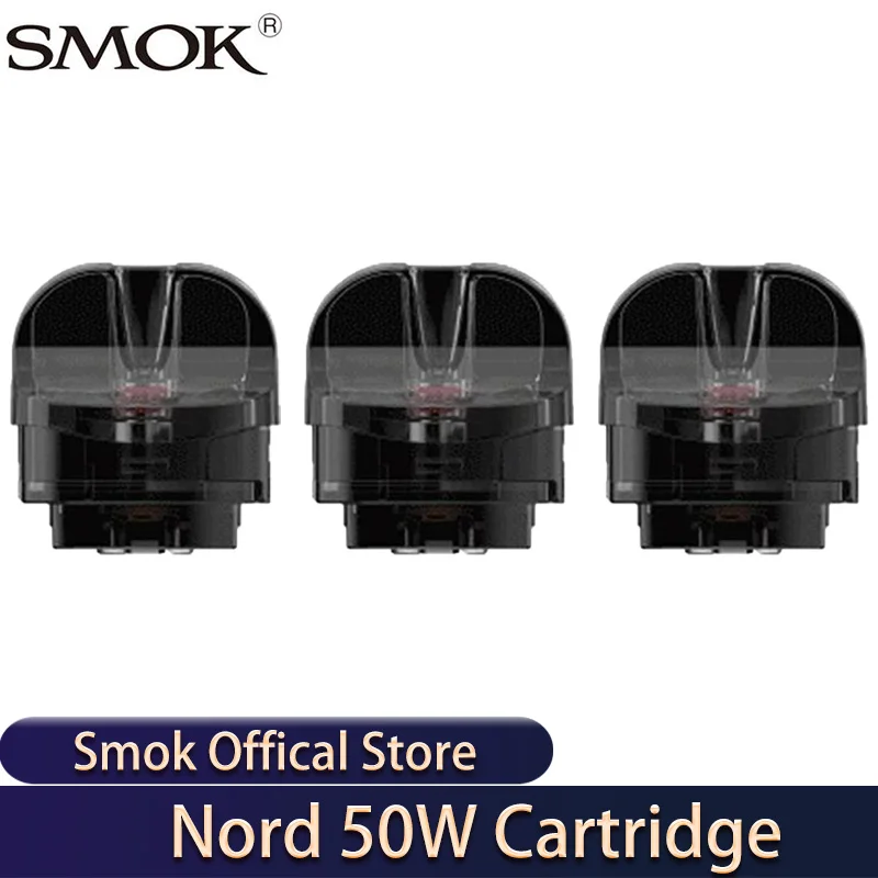 3pcs-pack-Original-Smok-Nord-50W-Empty-Cartridge-for-Nord-50W-Pod-Kit ...