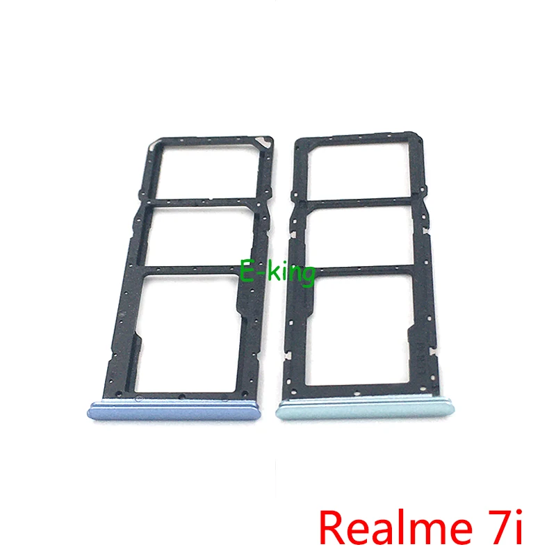 For OPPO Realme 7 7i X7 Pro Sim Card Slot Tray Holder Sim Card Reader ...