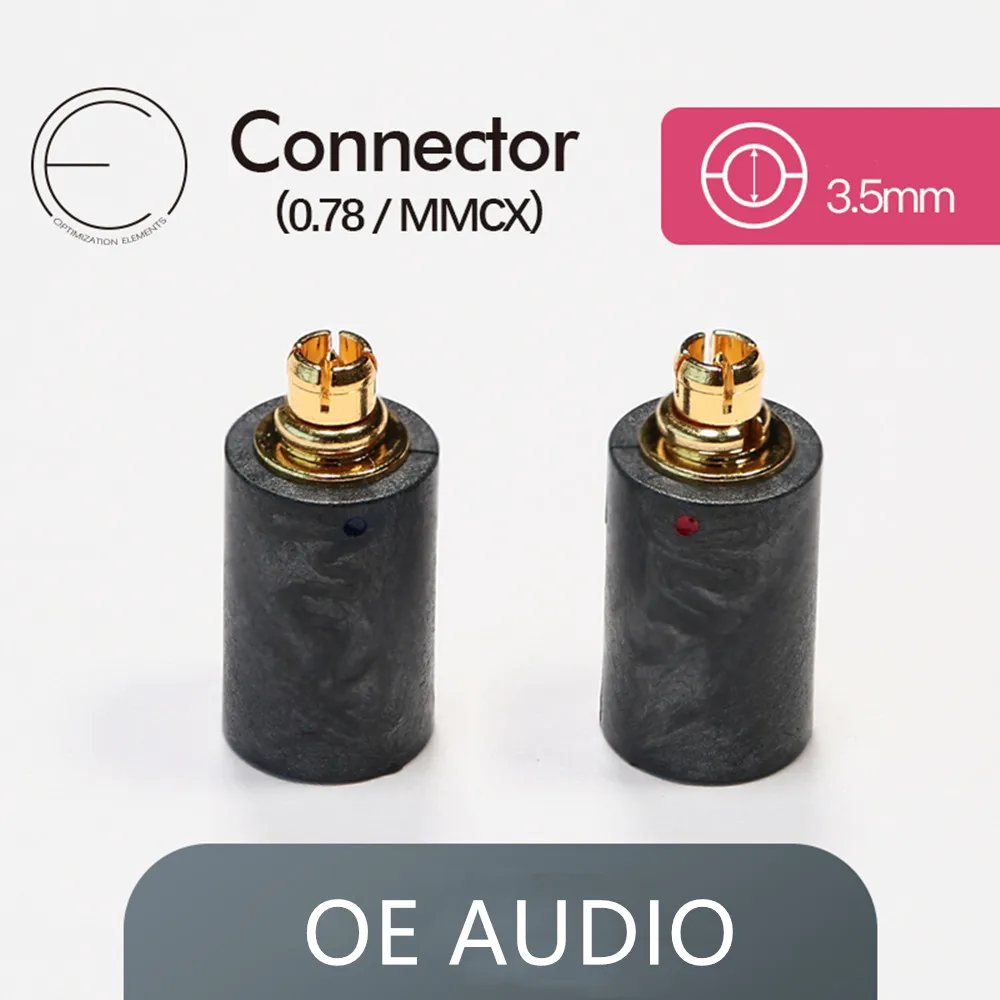 Oe áudio ciem alto desempenho iem fone de ouvido lcp conector 0.78mm 2pin/mmcx|Acessórios para ...