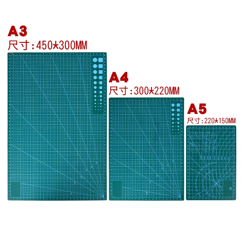 A3 A4 A5 PVC Cutting Mat Double sided Cut Pad Patchwork Tools Manual DIY Tool Cutting Board ...