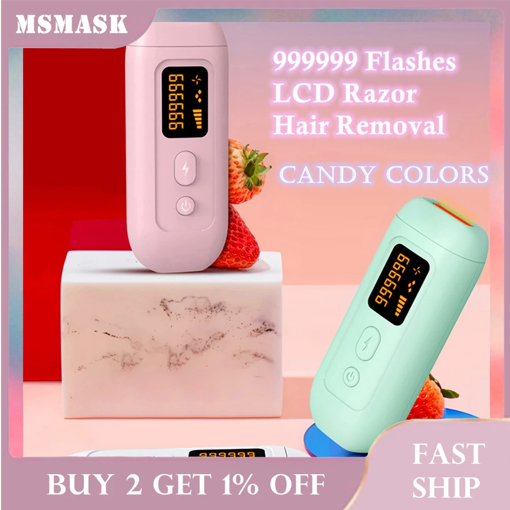 999999-Flashes-LCD-Razor-Painless-Hair-Removal-Epilator-Permanent-Laser ...