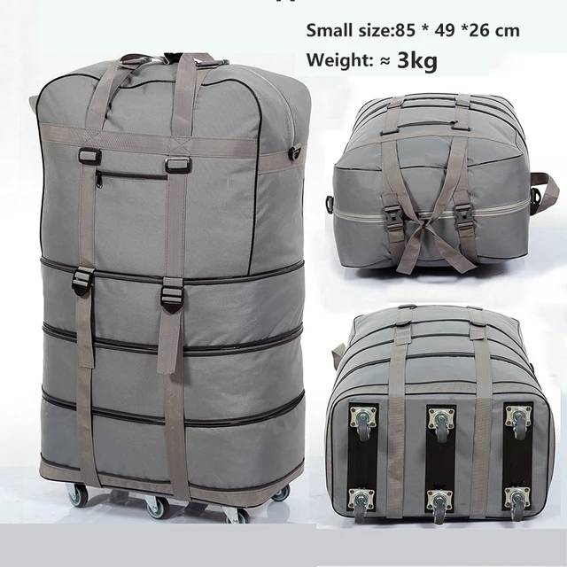 Folding trolley case 158 aviation consignment bag with wheel travel bag ...