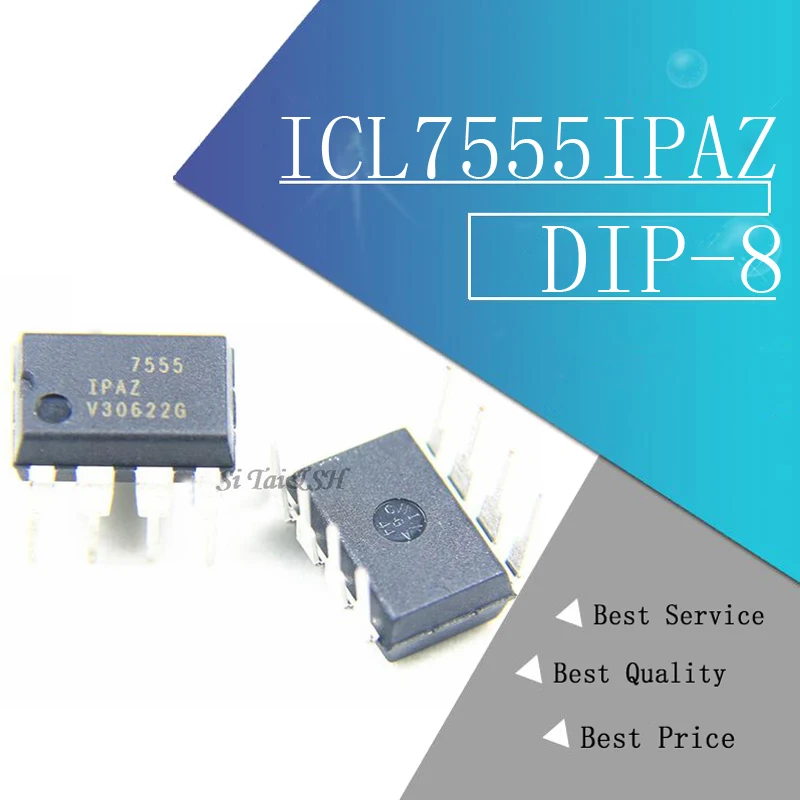 10 teile/los IC integrierte schaltung chip ICL7555IPAZ ICM7555 7555 ...