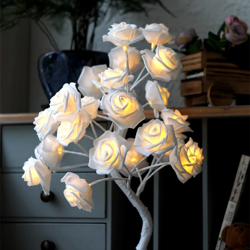 LED-table-lamp-rose-tree-lamp-elegant-pink-white-usb-night-lamp-home ...