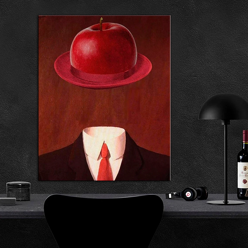 Rene Magritte Apple