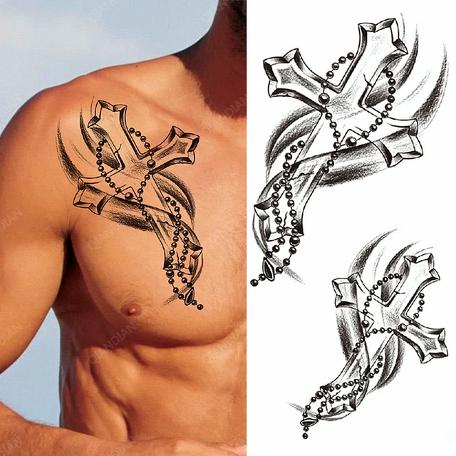 Fake cross tattoos - Bronctattooaus.com