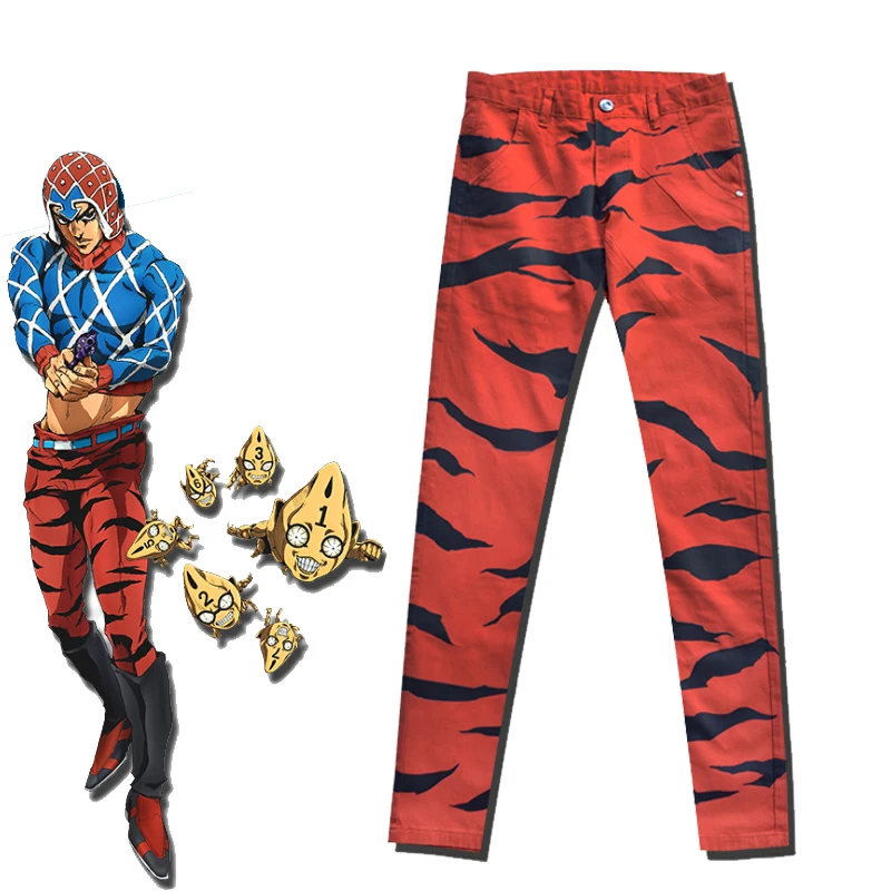 Legal Jojo 5 Jojo Bizarro Aventura Cosplay Traje Guido-mista Vento ...