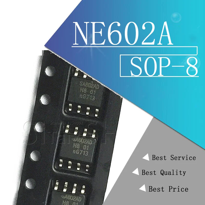 10 unids/lote NE602A SA602A NE602 SA602 SOP 8|Circuitos integrados| - AliExpress