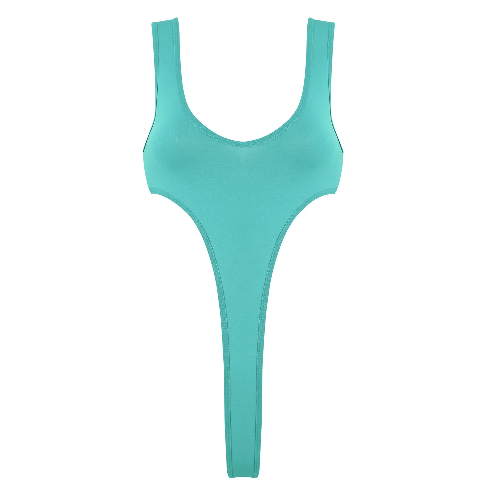 Women's Swimsuit One Piece Silky See Through Sheer Lingerie Swimwear ...