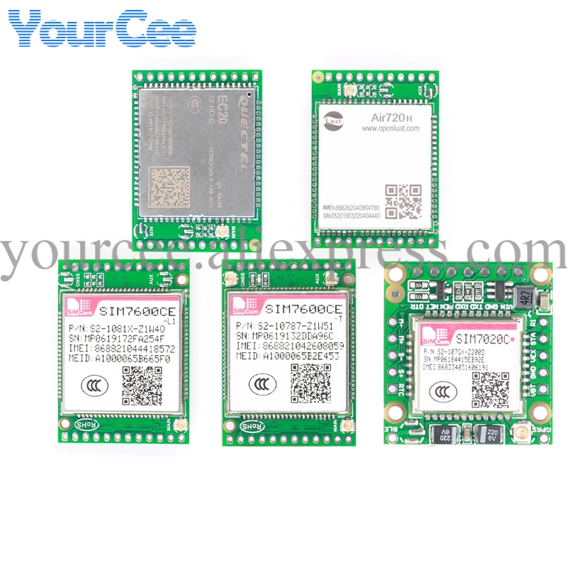 4g Module Development Board Lte Core Board Sim7600ce Air720d Air720h Ec20 Gps Position Wireless ...
