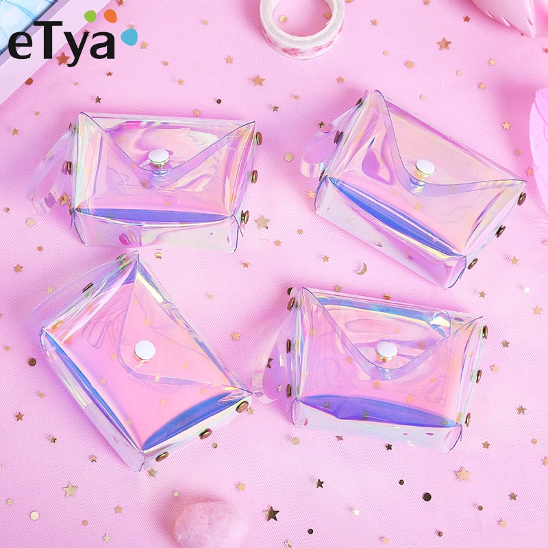 Etya Transparent Coin Purse Women Small Wallet Female Change Purses ...
