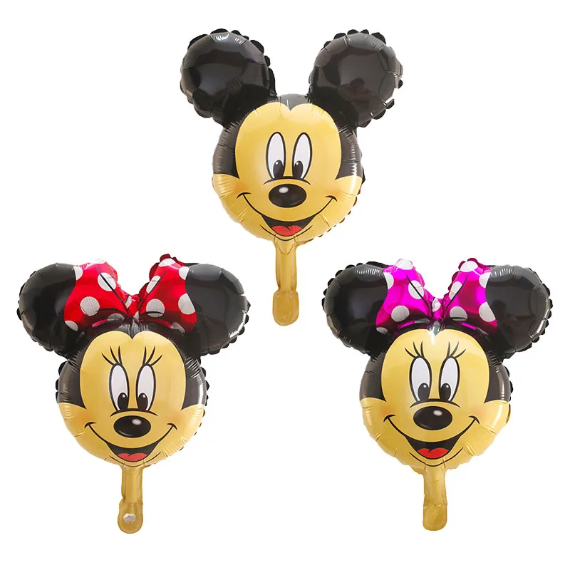 10pcs-36-30cm-Cute-Mini-Mickey-Minnie-Head-Foil-Balloons-Baby-Shower ...
