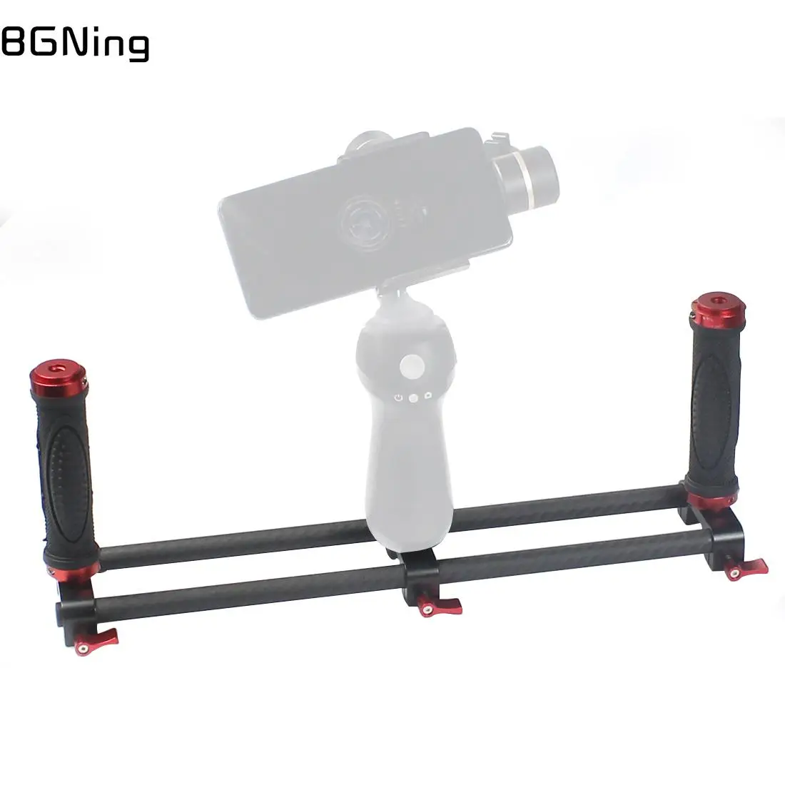 Gimbal Mount Holder Aluminum Alloy Dual Handle Grip Metal Bracket for ...