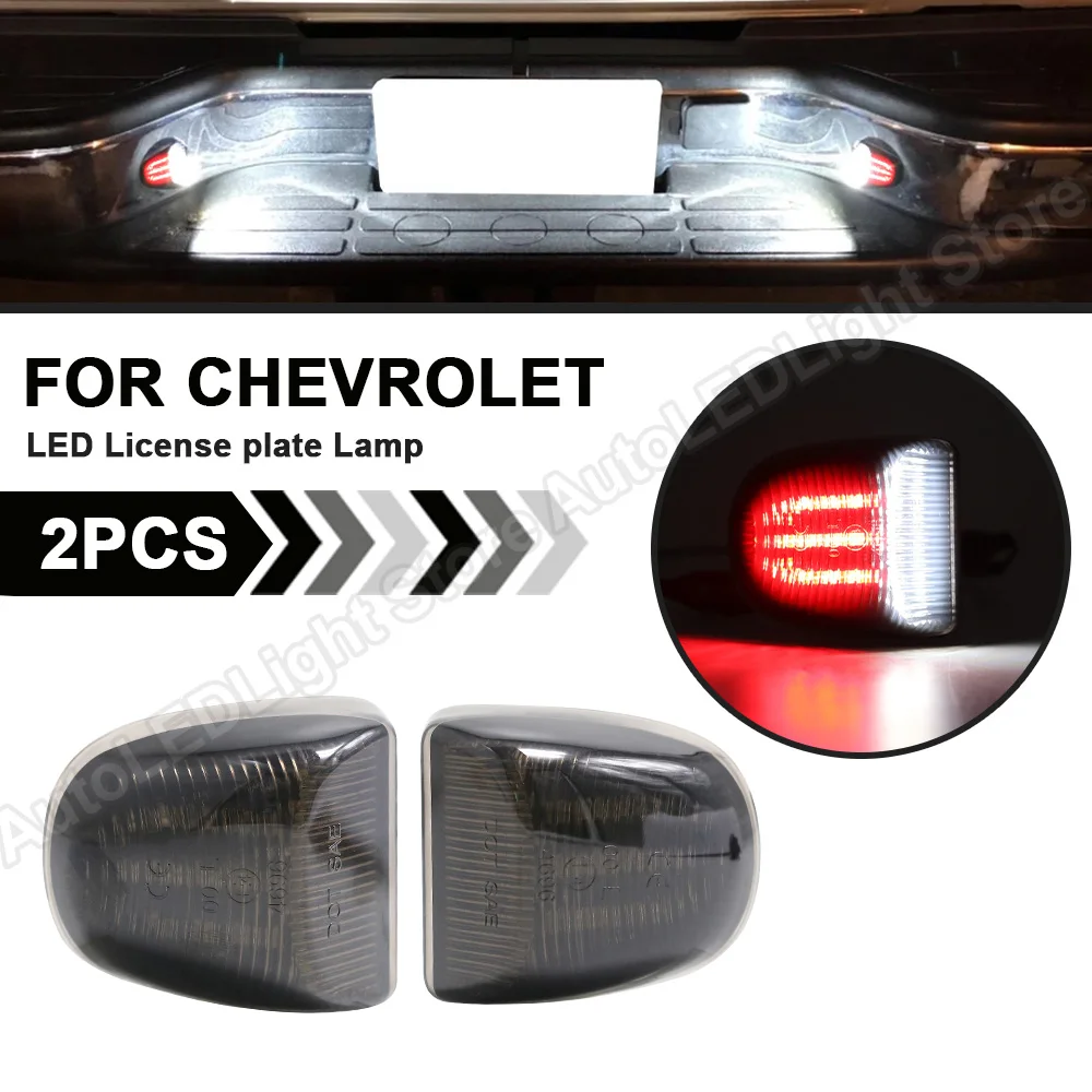 LED Number License Plate Light Lamp For Dual Wheel Chevy Tahoe Suburban ...