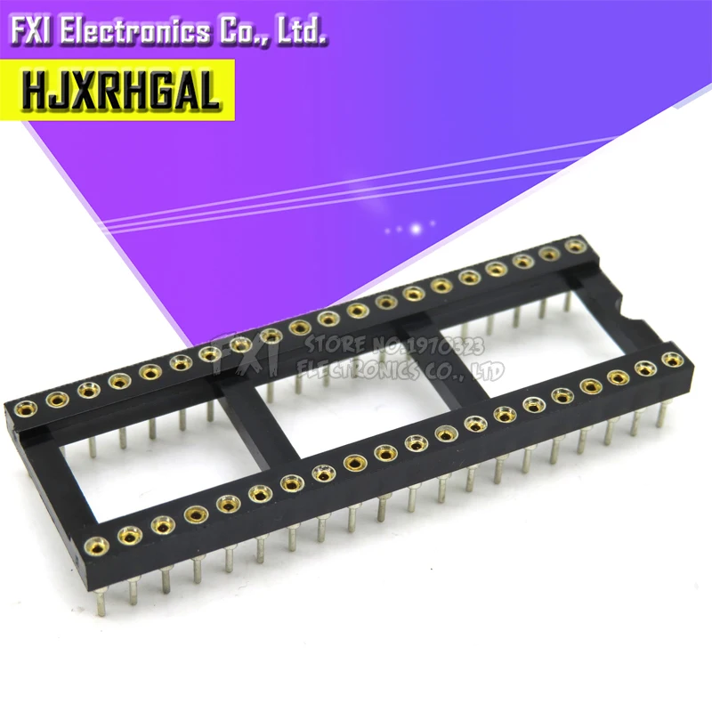 5pcs-DIP40-Round-Hole-40-Pins-2-54MM-DIP-DIP40-IC-Sockets-Adaptor ...