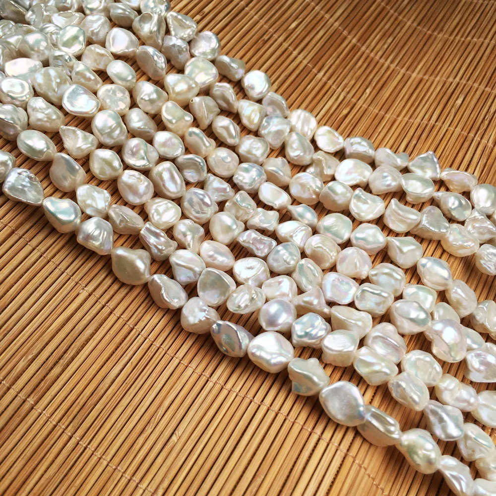 Natural Freshwater Pearl Beading Irregular Shape Isolation Punch Loose ...